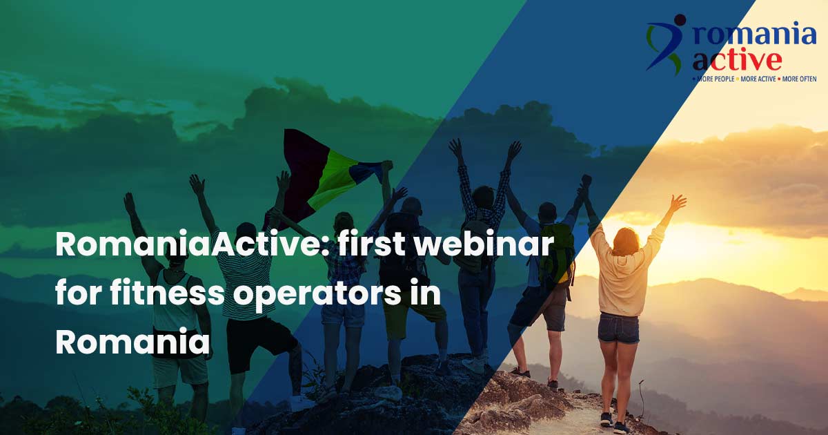 RomaniaActive: first webinar for fitness operators in Romania