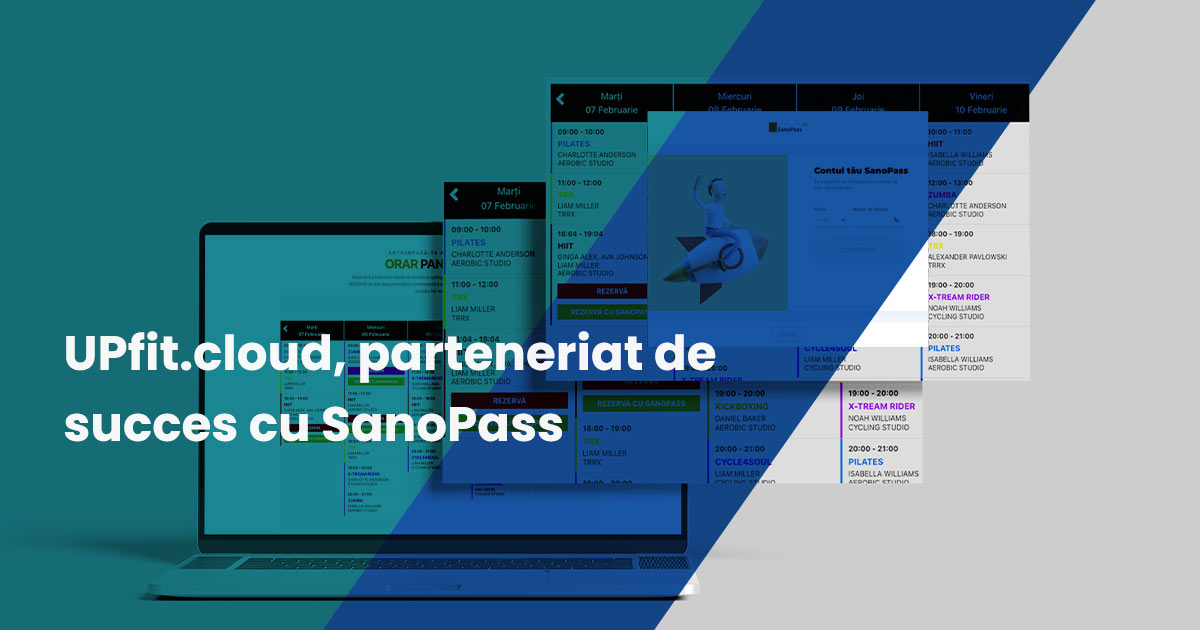UPfit.cloud, parteneriat de succes cu SanoPass